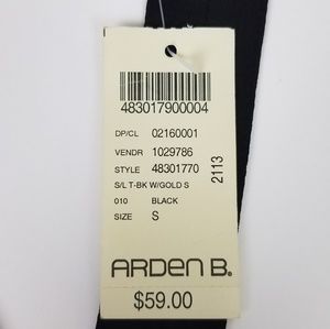 Arden B | Dresses | Arden B Black Tback Dress With Metal Studs Small ...